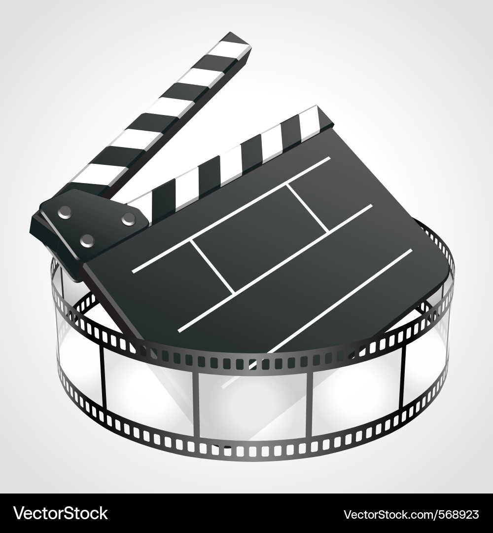 Film Clapboard Icon Royalty Free Vector Image - VectorStock