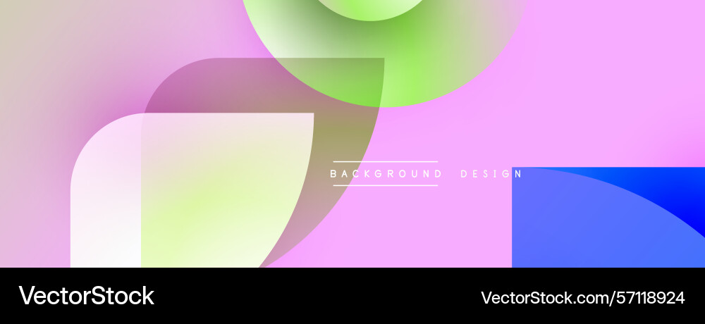 Abstract gradients blend creating soft shapes Vector Image