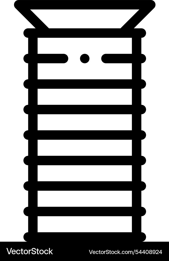 Keplers law icon thin linear style design Vector Image