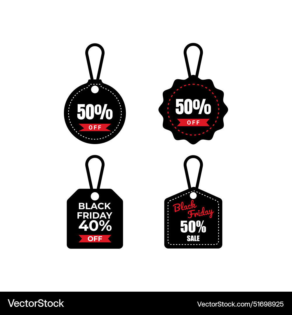 Discounts and price tags Royalty Free Vector Image