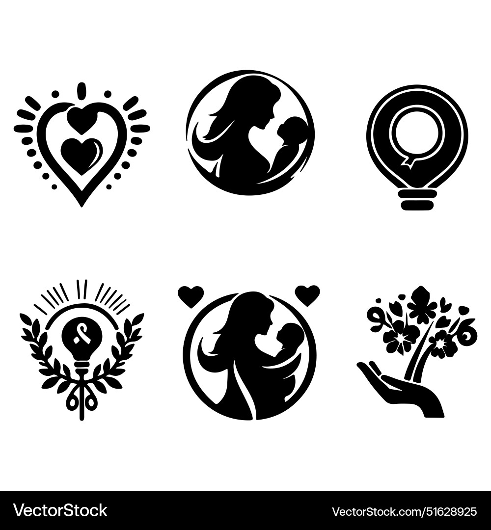 Happy Mothers Day Love Relationships Royalty Free Vector