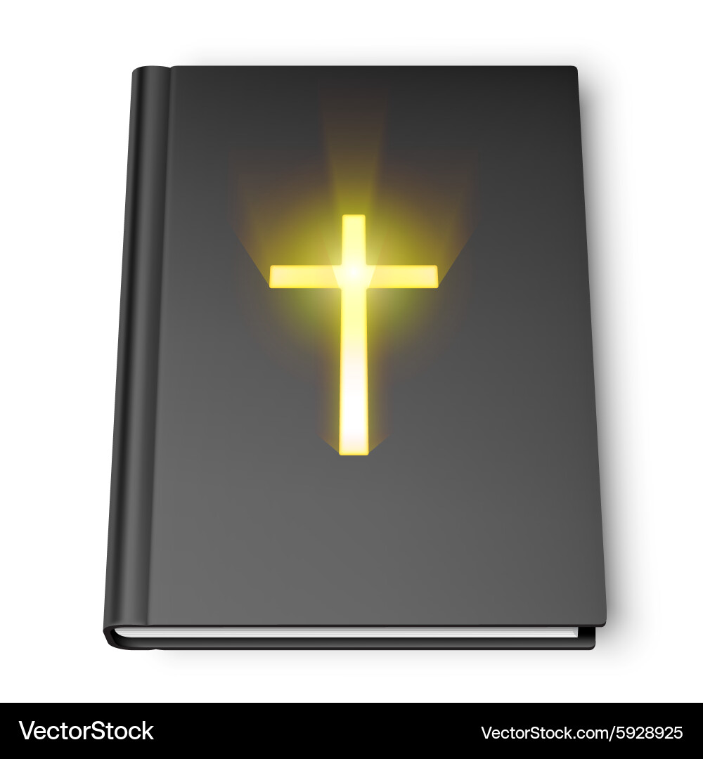 Holy bible book Royalty Free Vector Image - VectorStock