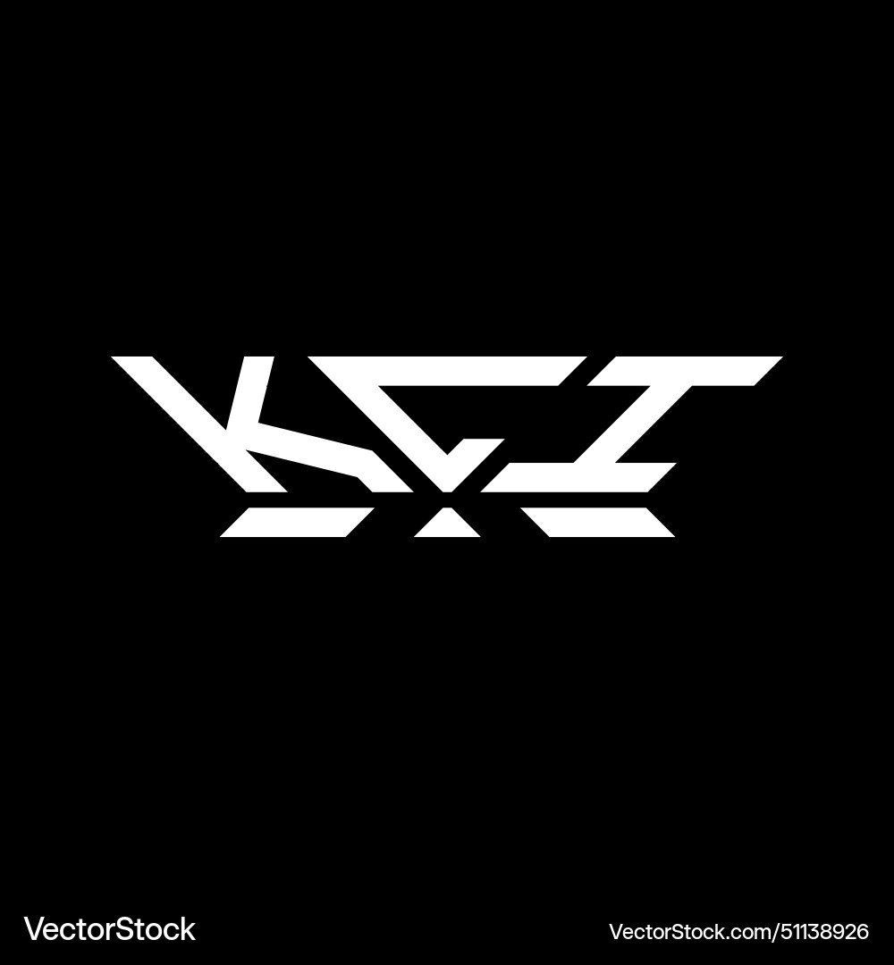Kli letter logo design kli simple and modern logo Vector Image