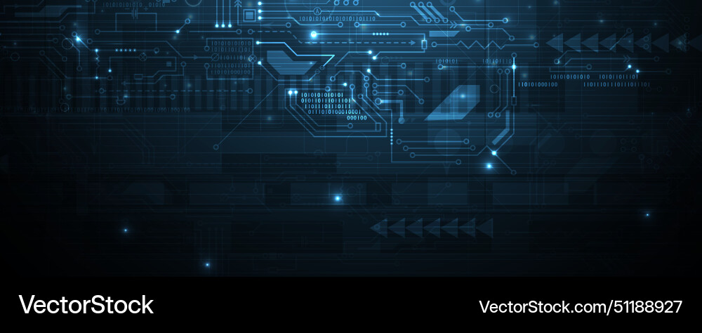 Technology abstract futuristic science background Vector Image