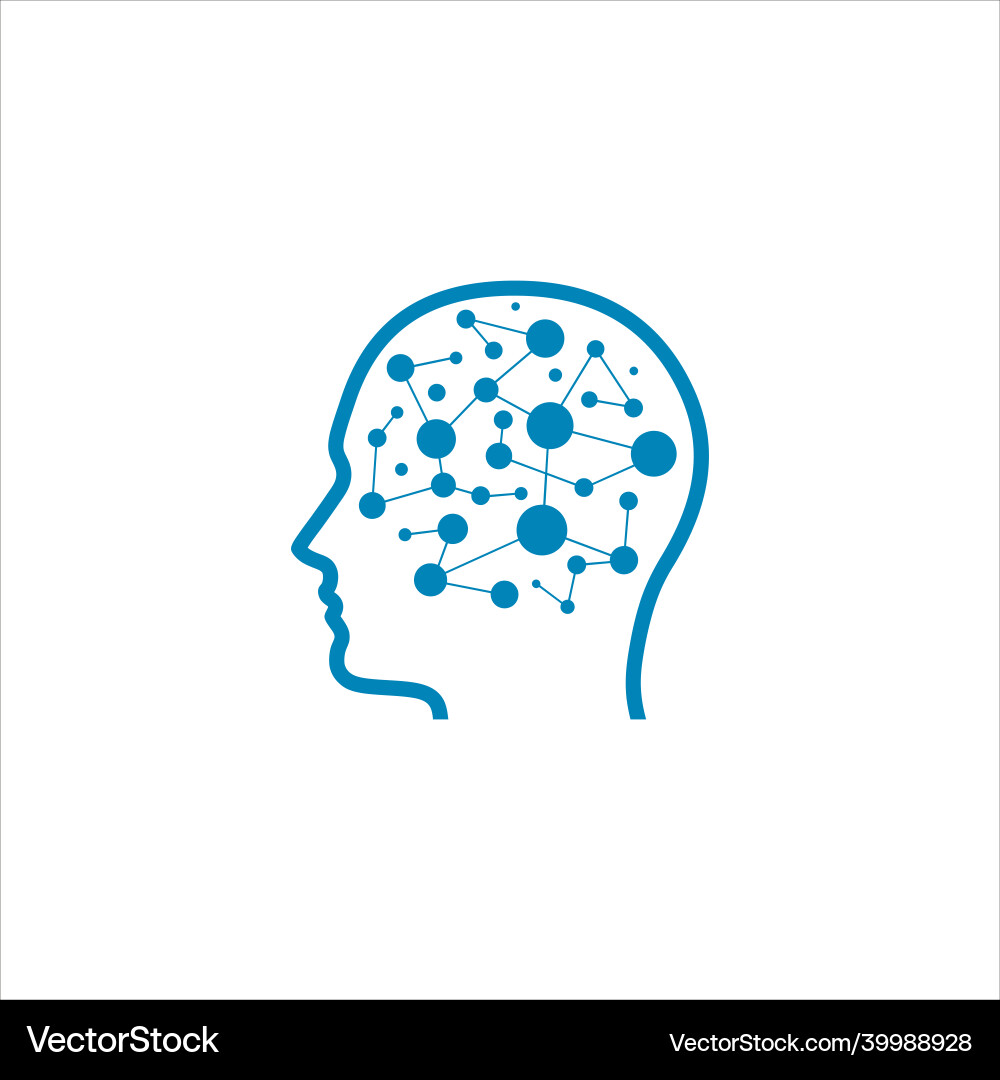 Brainstorming Line Art Royalty Free Vector Image