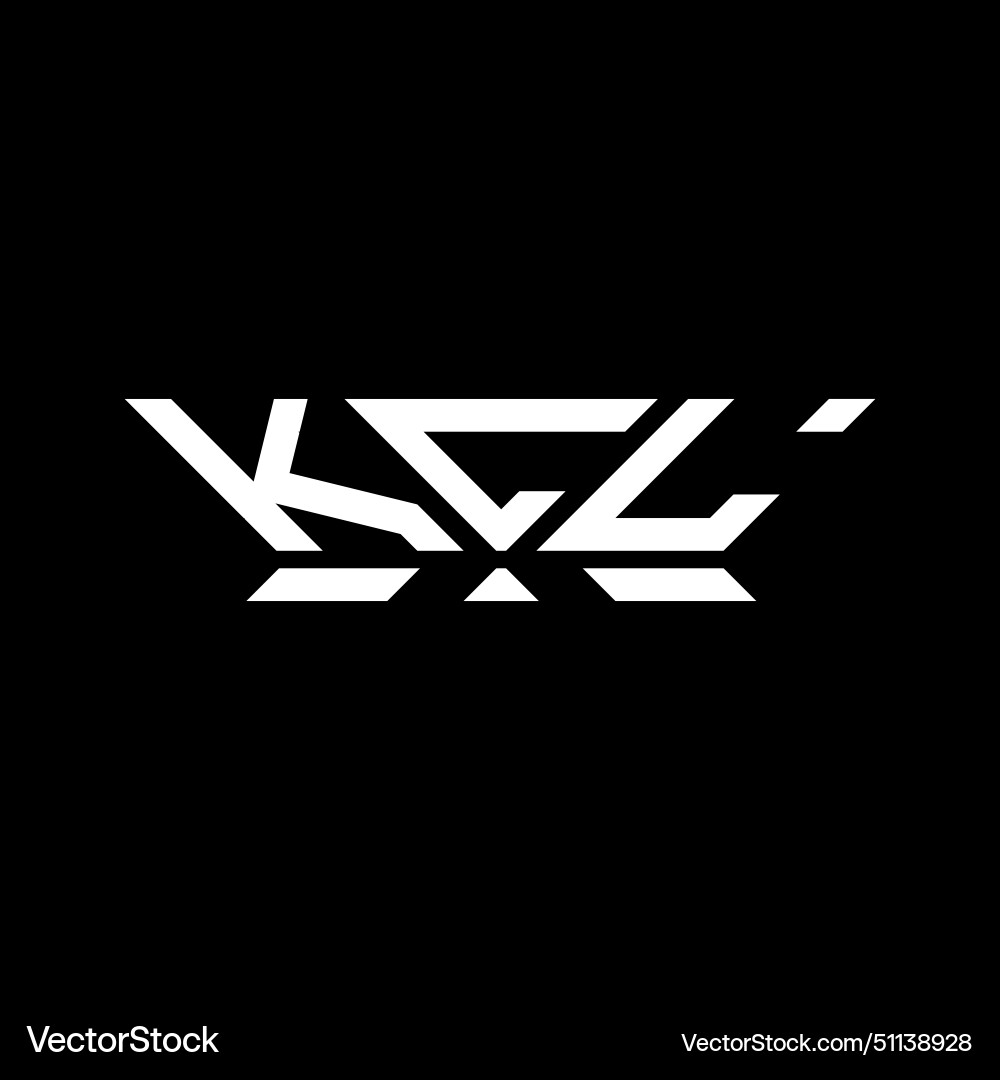 Kll letter logo design kll simple and modern logo Vector Image