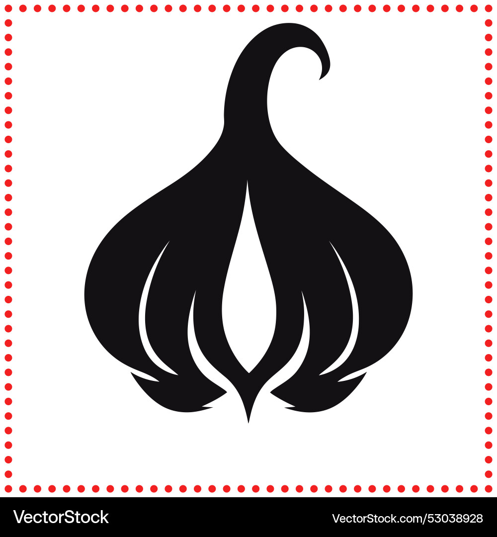 Stylized onion ideal for culinary and food Vector Image