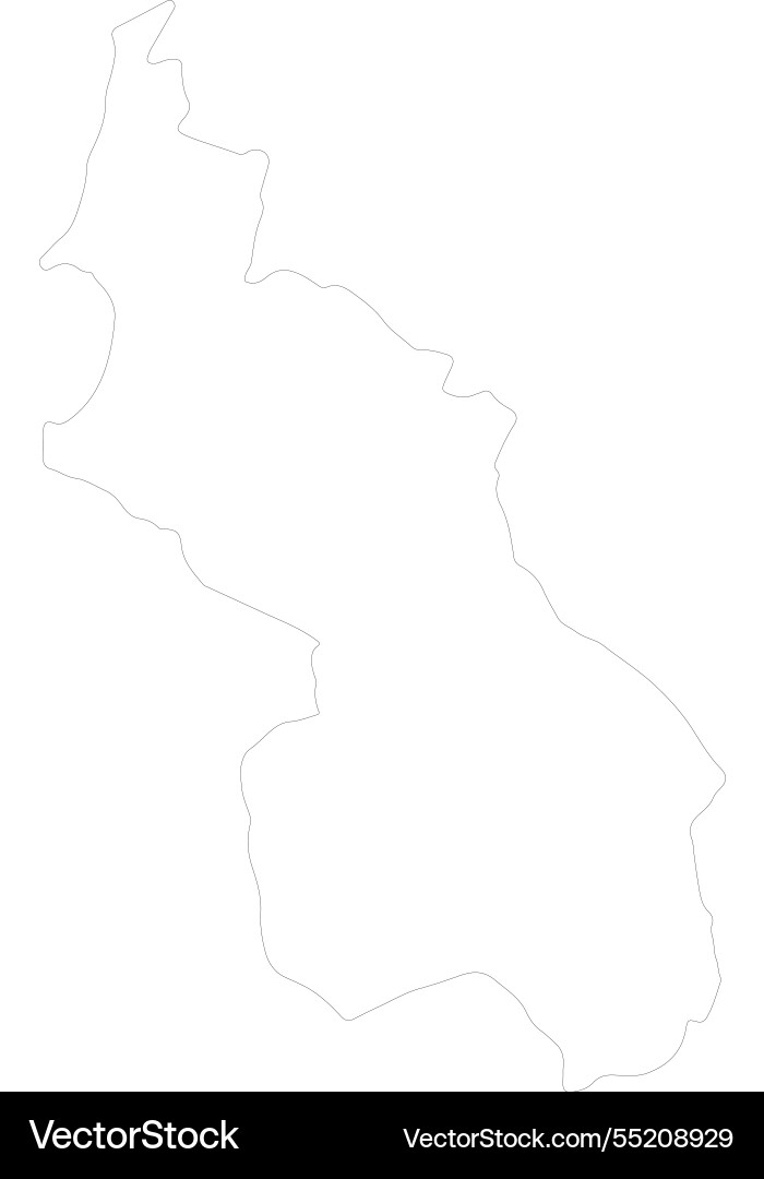 Sucre colombia outline map Royalty Free Vector Image