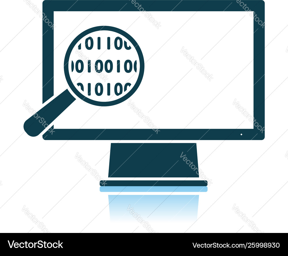 Data analysing icon Royalty Free Vector Image - VectorStock