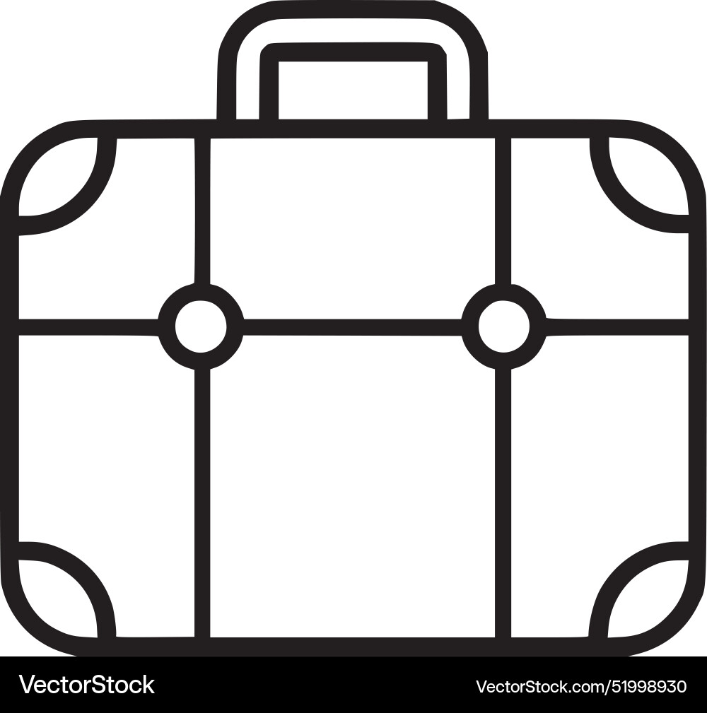 Suitcase Royalty Free Vector Image - VectorStock