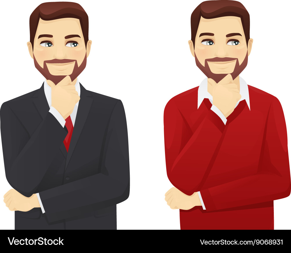 Business Men Collection Royalty Free Vector Image