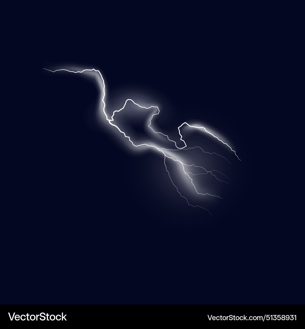 Elegant thunderbolt zigzag Royalty Free Vector Image