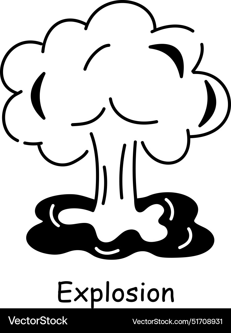 Explosion Royalty Free Vector Image - VectorStock