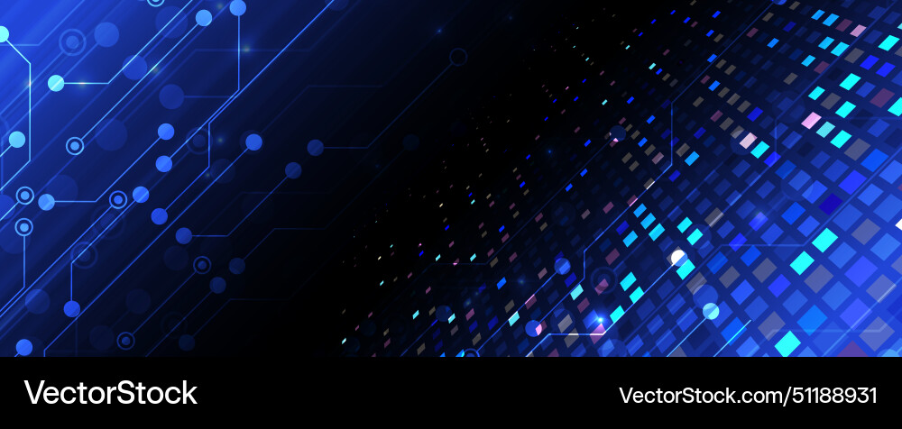 Technology abstract futuristic science background Vector Image
