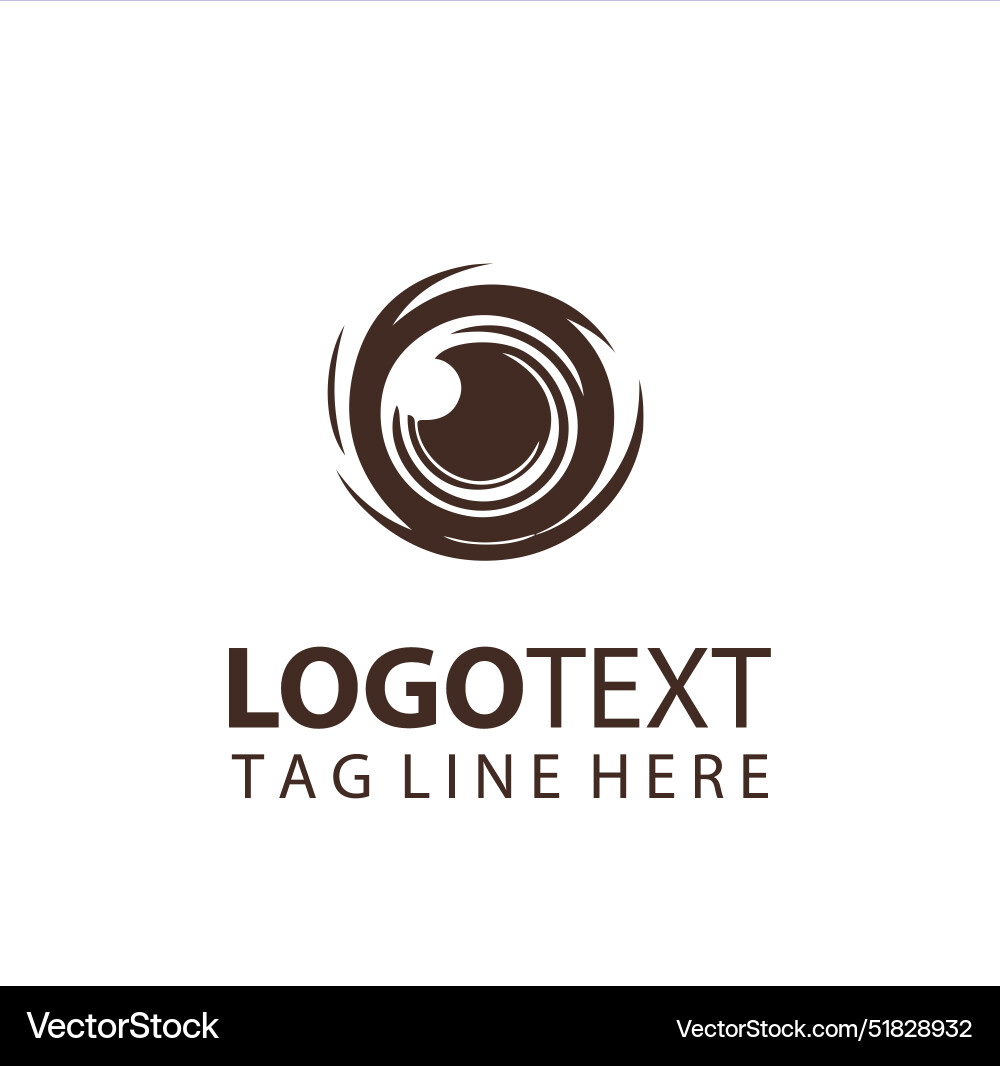 Animal eye logo Royalty Free Vector Image - VectorStock