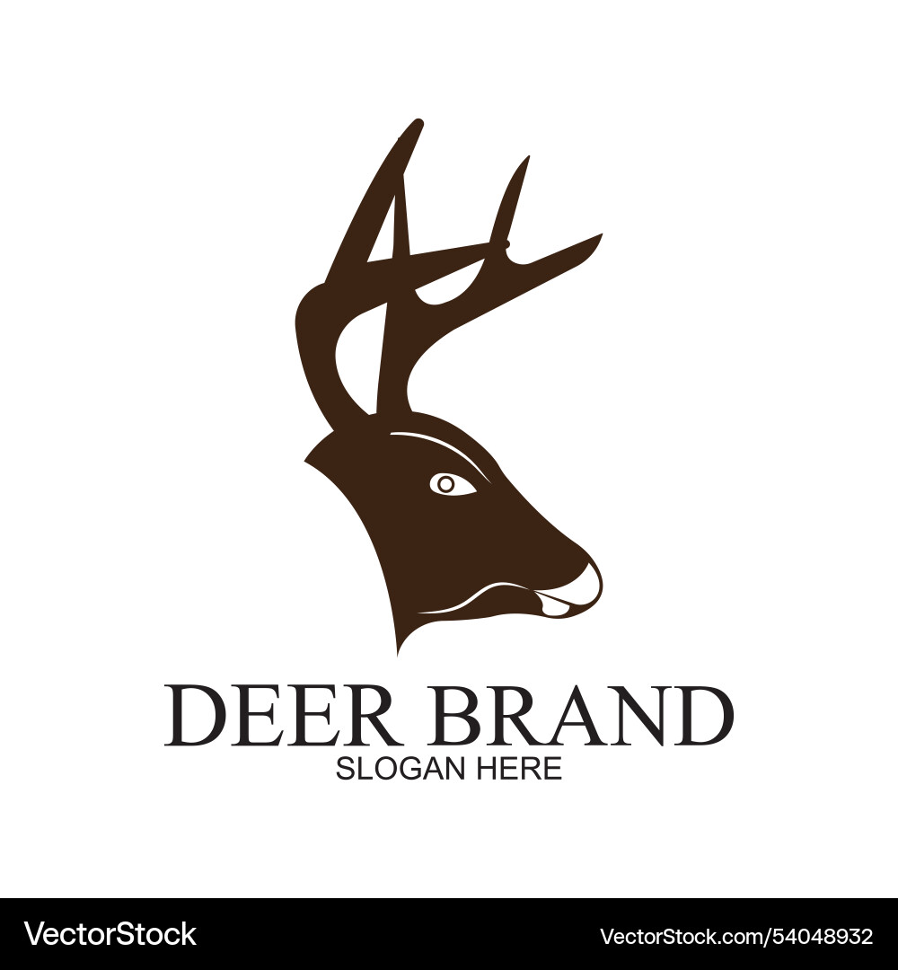 Deer icon design Royalty Free Vector Image - VectorStock