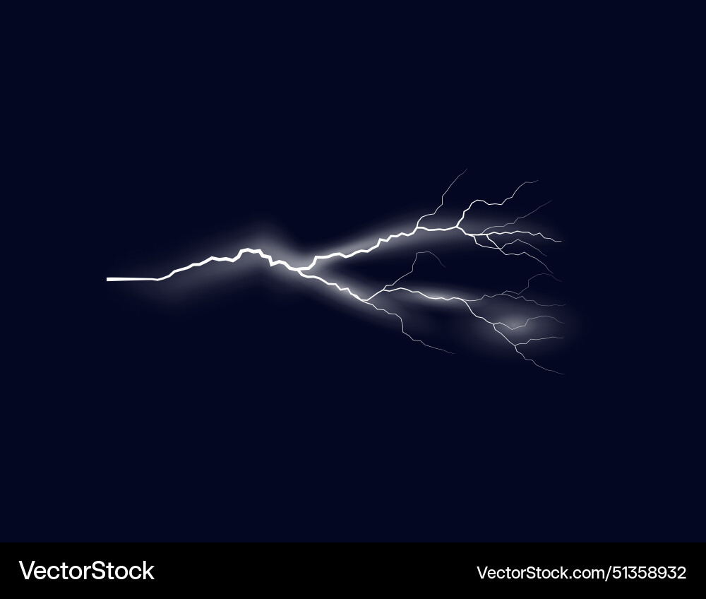 Spectacular image of thunderstorms Royalty Free Vector Image
