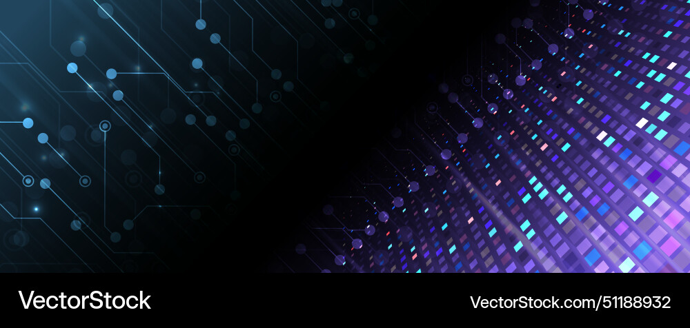 Technology abstract futuristic science background Vector Image