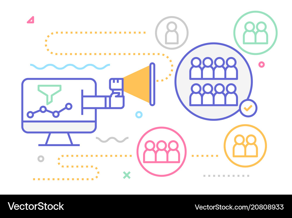 Digital marketing Royalty Free Vector Image - VectorStock