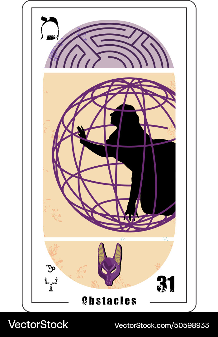 Tarot card Royalty Free Vector Image - VectorStock