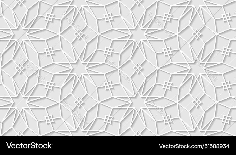 Arabic seamless pattern with classic islamic Vector Image
