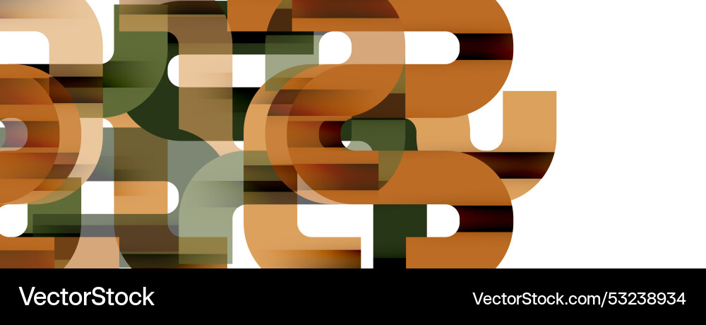 Lines abstract letter style design background Vector Image