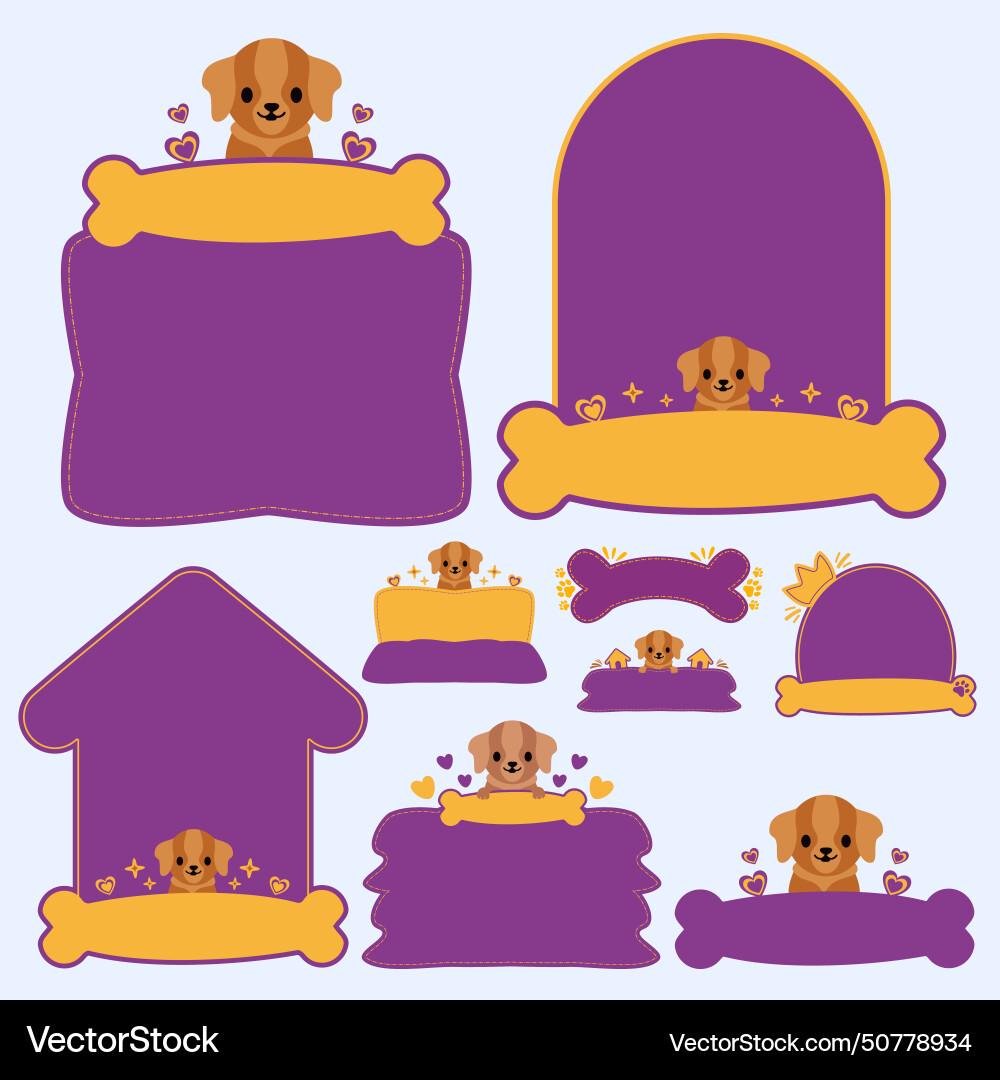 Modern shape for pet Royalty Free Vector Image