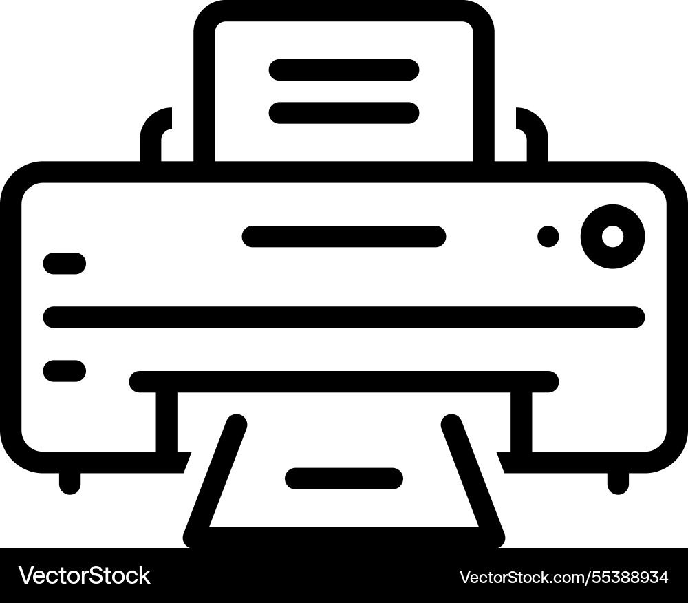 Printer Royalty Free Vector Image - VectorStock