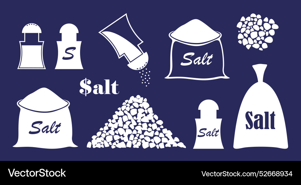 Salt Royalty Free Vector Image - VectorStock