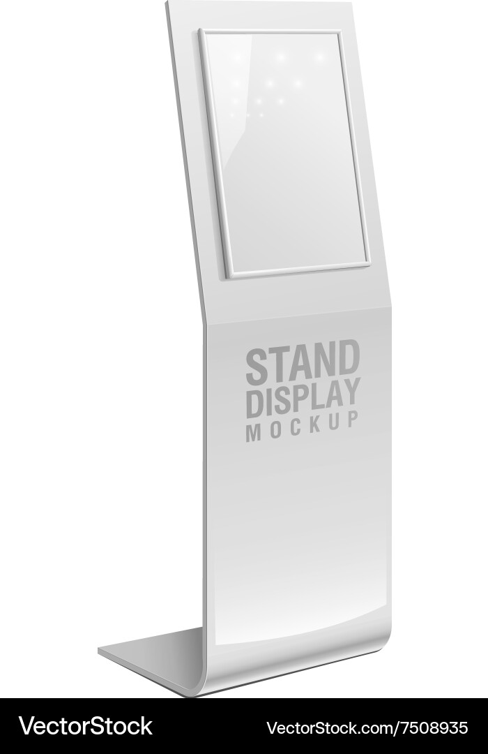 Retail trade stand banner Royalty Free Vector Image