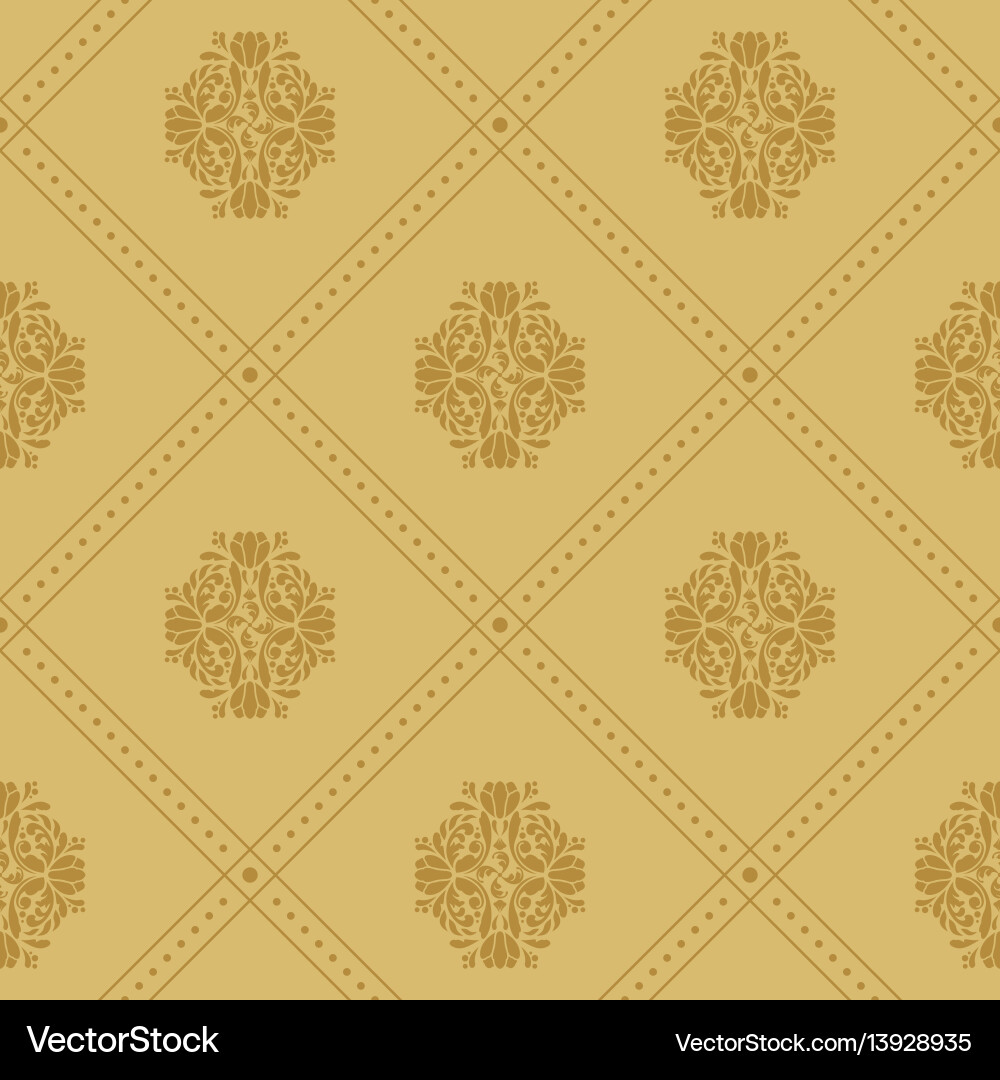 Vintage royal pattern Royalty Free Vector Image