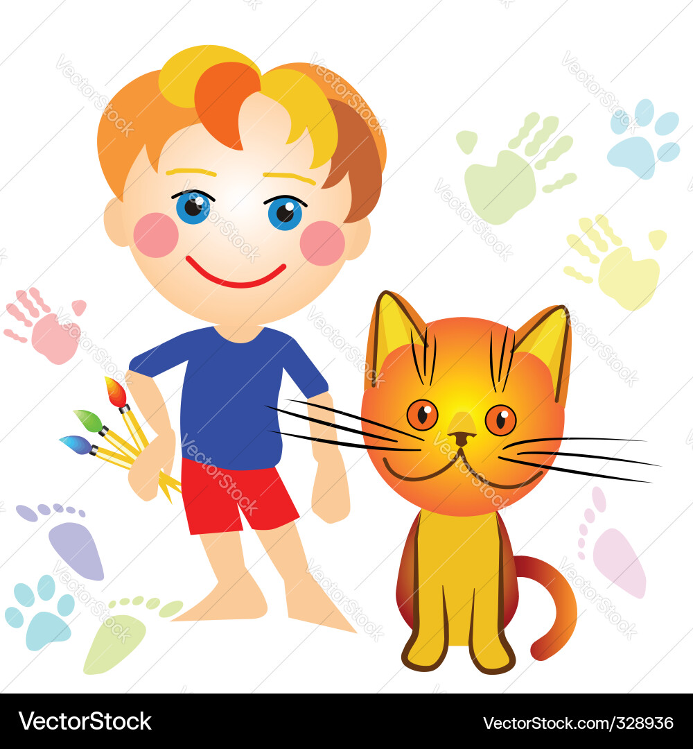 Cartoon child Royalty Free Vector Image - VectorStock