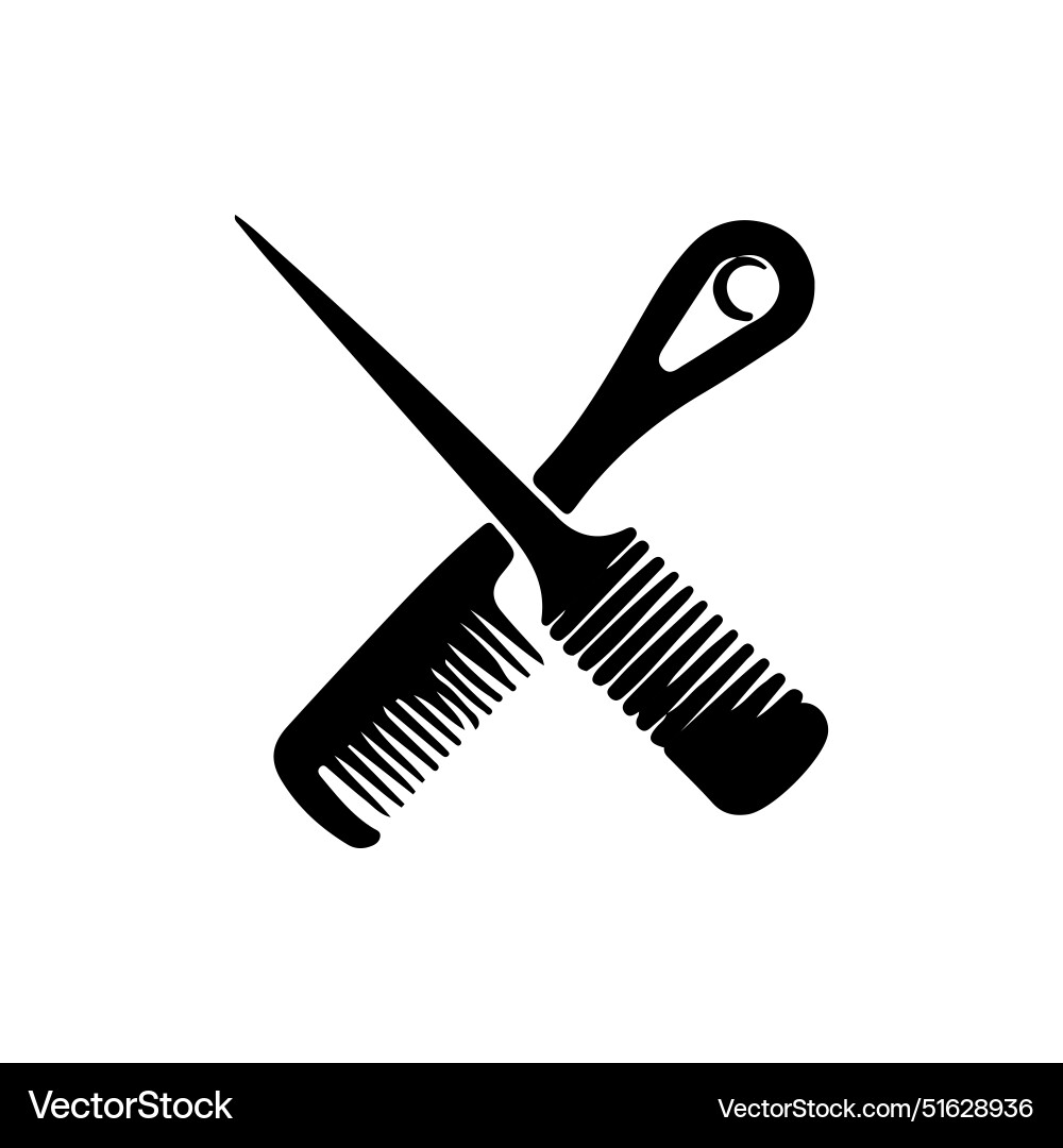 Creative Set Of Beauty Hair Style Royalty Free Vector Image
