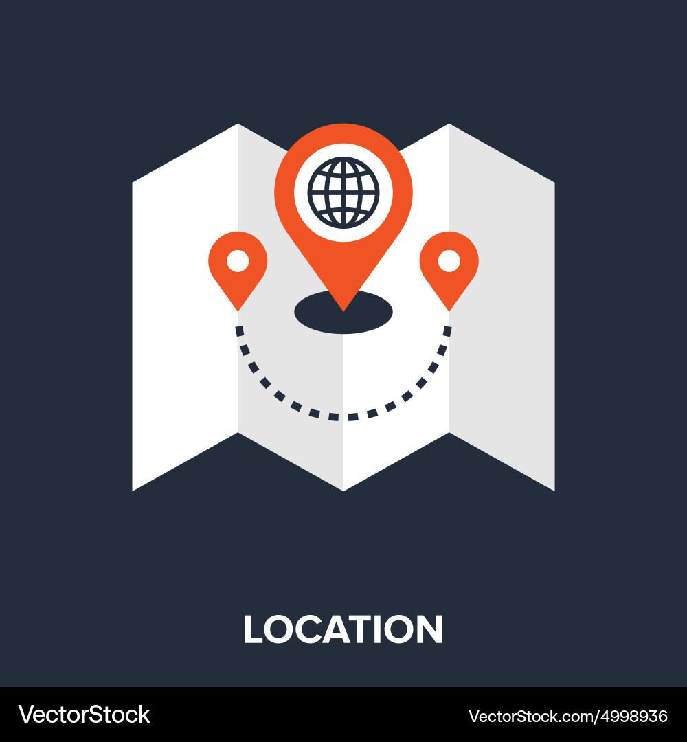 Location Royalty Free Vector Image - VectorStock