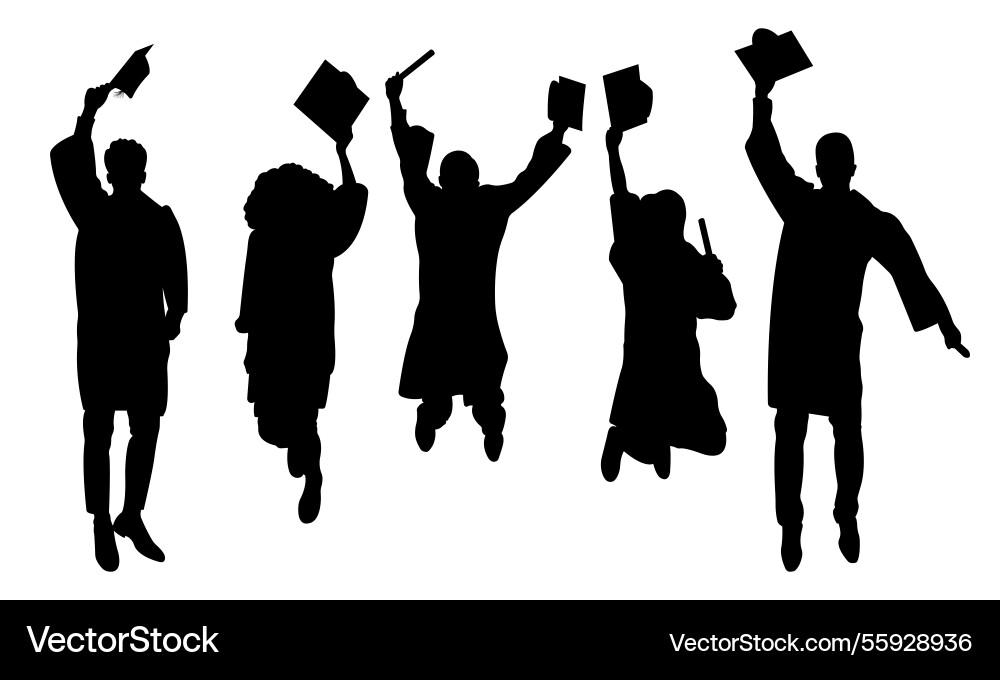 University graduation Royalty Free Vector Image