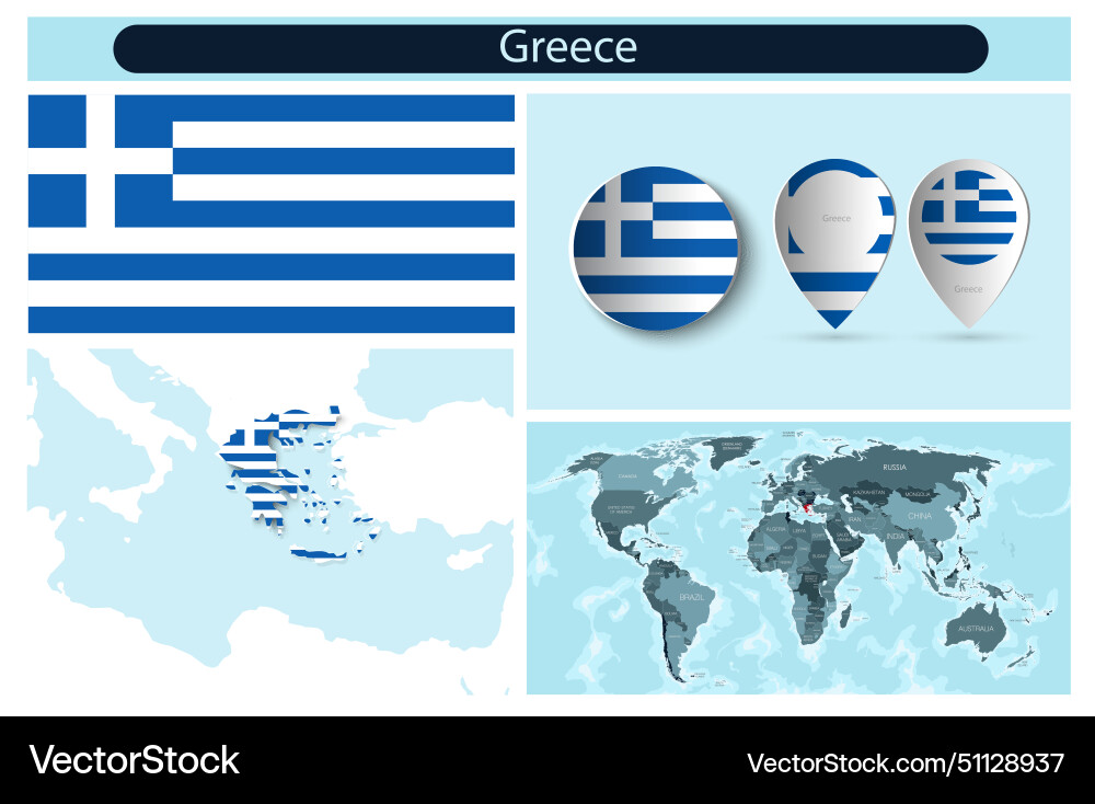 Political infographics made from maps and flags Vector Image
