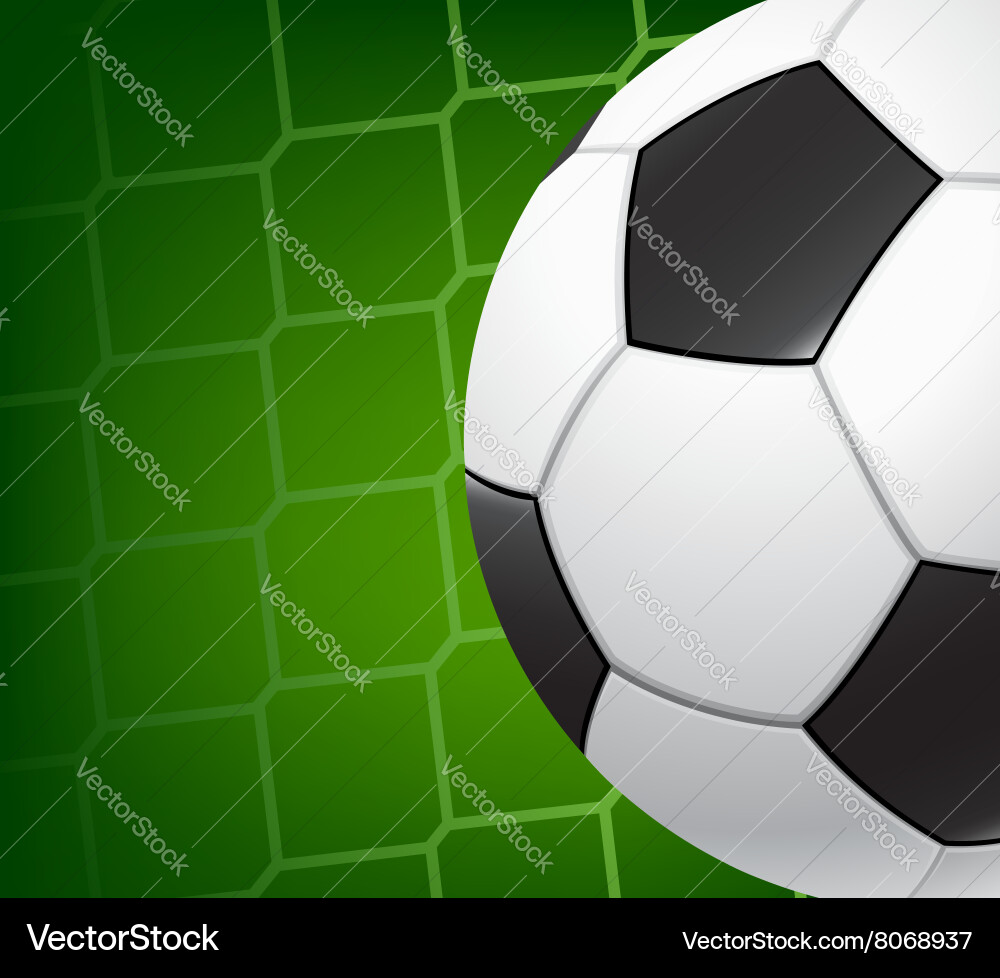 Soccer background Royalty Free Vector Image - VectorStock