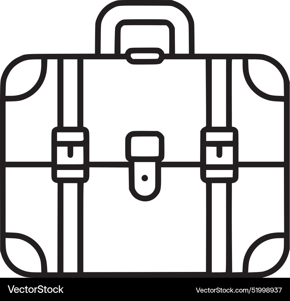 Suitcase Royalty Free Vector Image - VectorStock