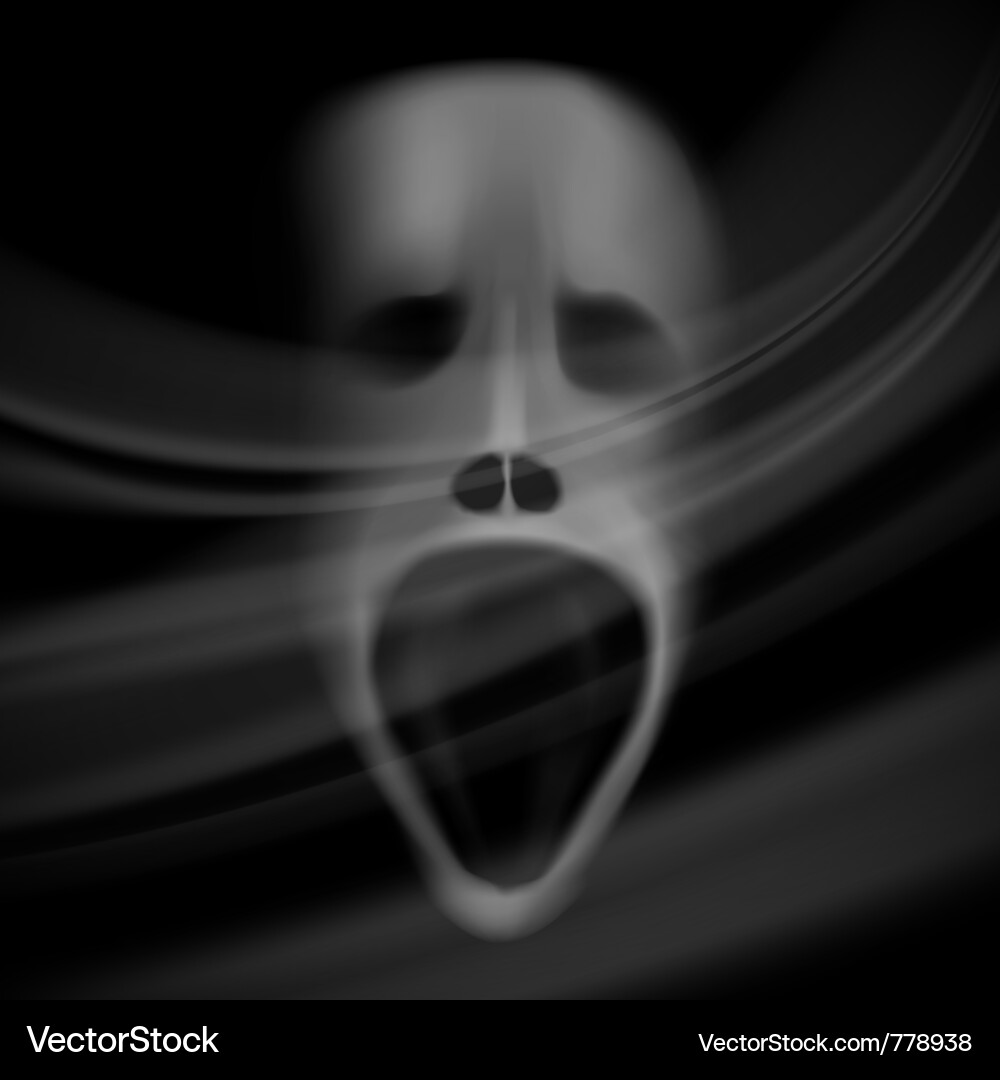 Ghost face Royalty Free Vector Image - VectorStock