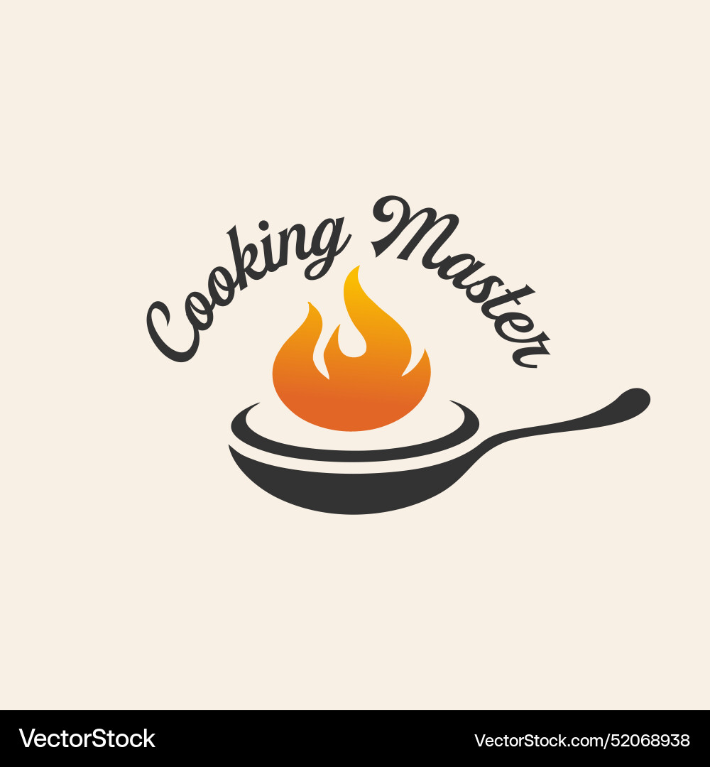 Kitchen chef logo design template inspiration Vector Image