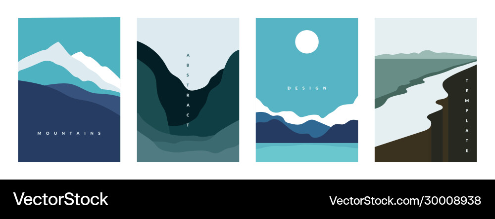 Minimalist Landscape Vector Images (over 74,000)