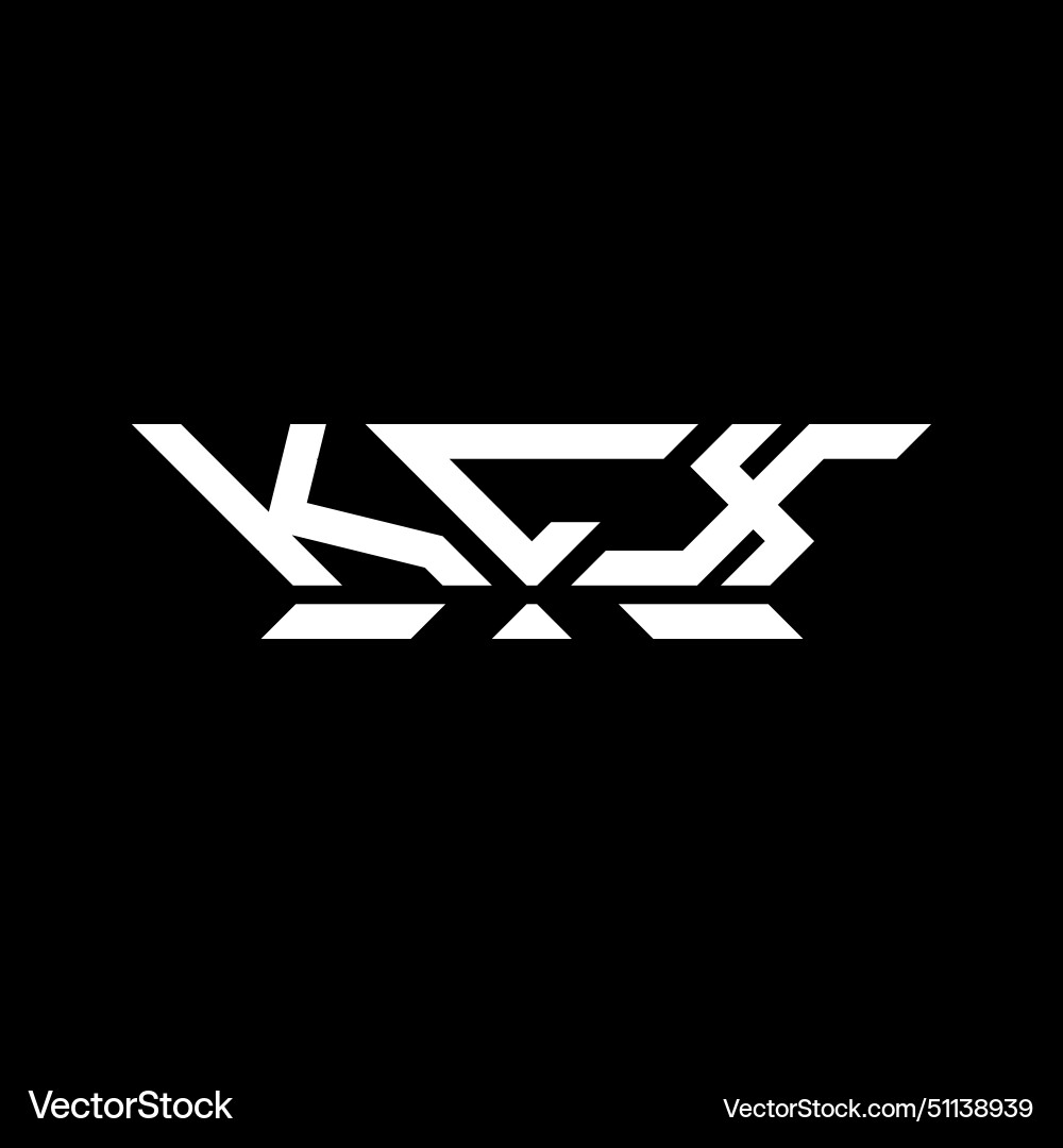 Klx letter logo design simple and modern Vector Image