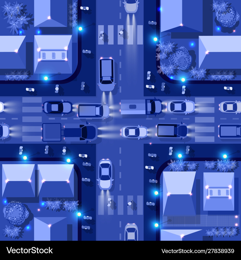 Ultraviolet building map top view city electric Vector Image