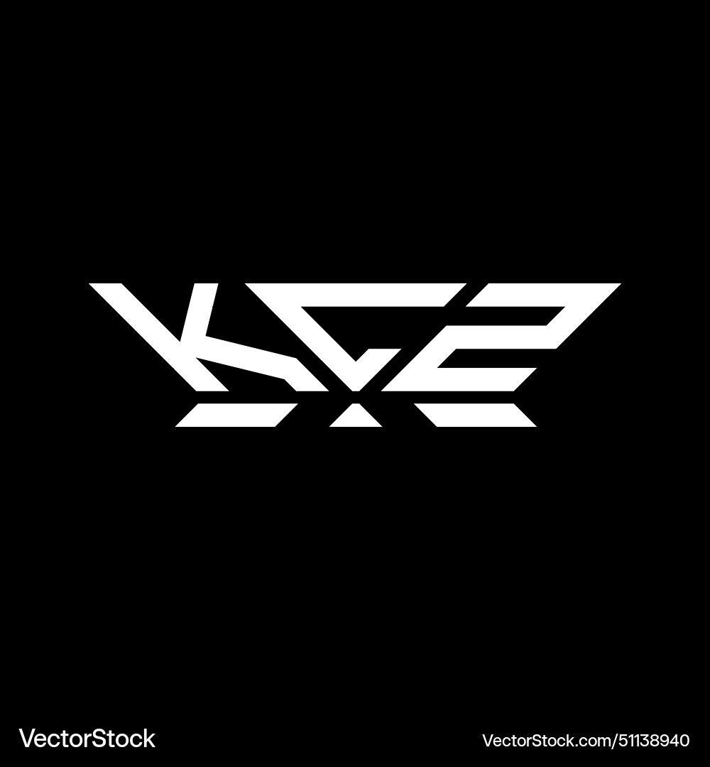 Klz letter logo design klz simple and modern logo Vector Image
