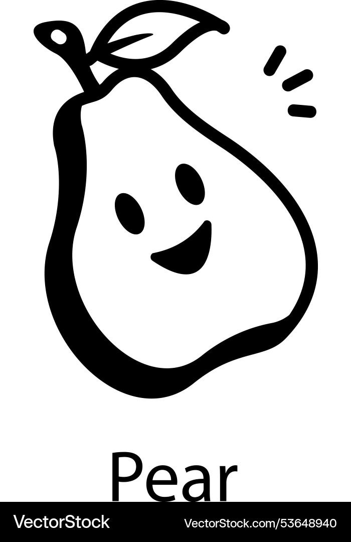 Pear Royalty Free Vector Image - VectorStock
