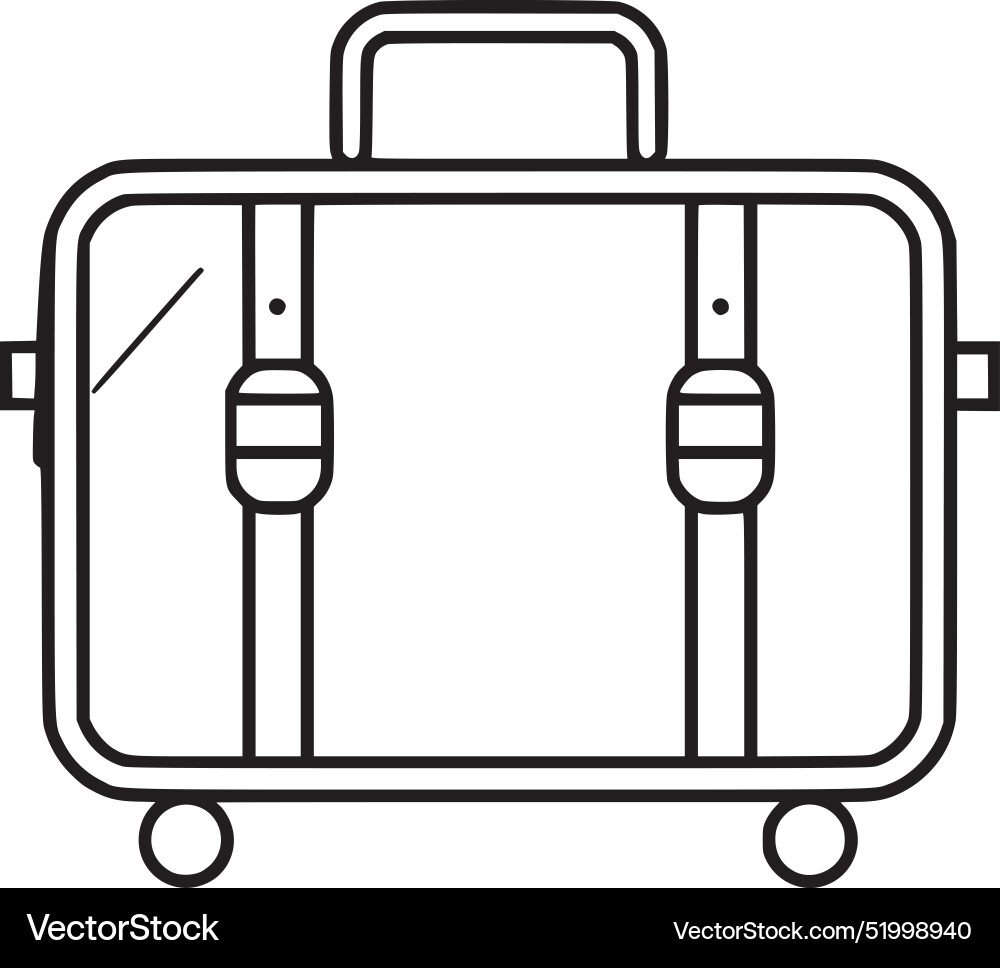 Suitcase Royalty Free Vector Image - VectorStock