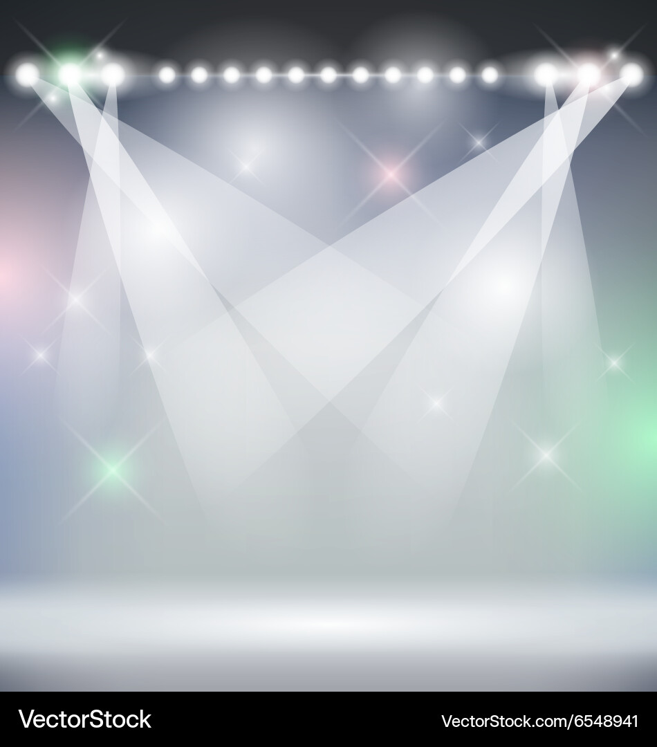 Minimalist Stage Lighting Backdrop Royalty Free Vector Image