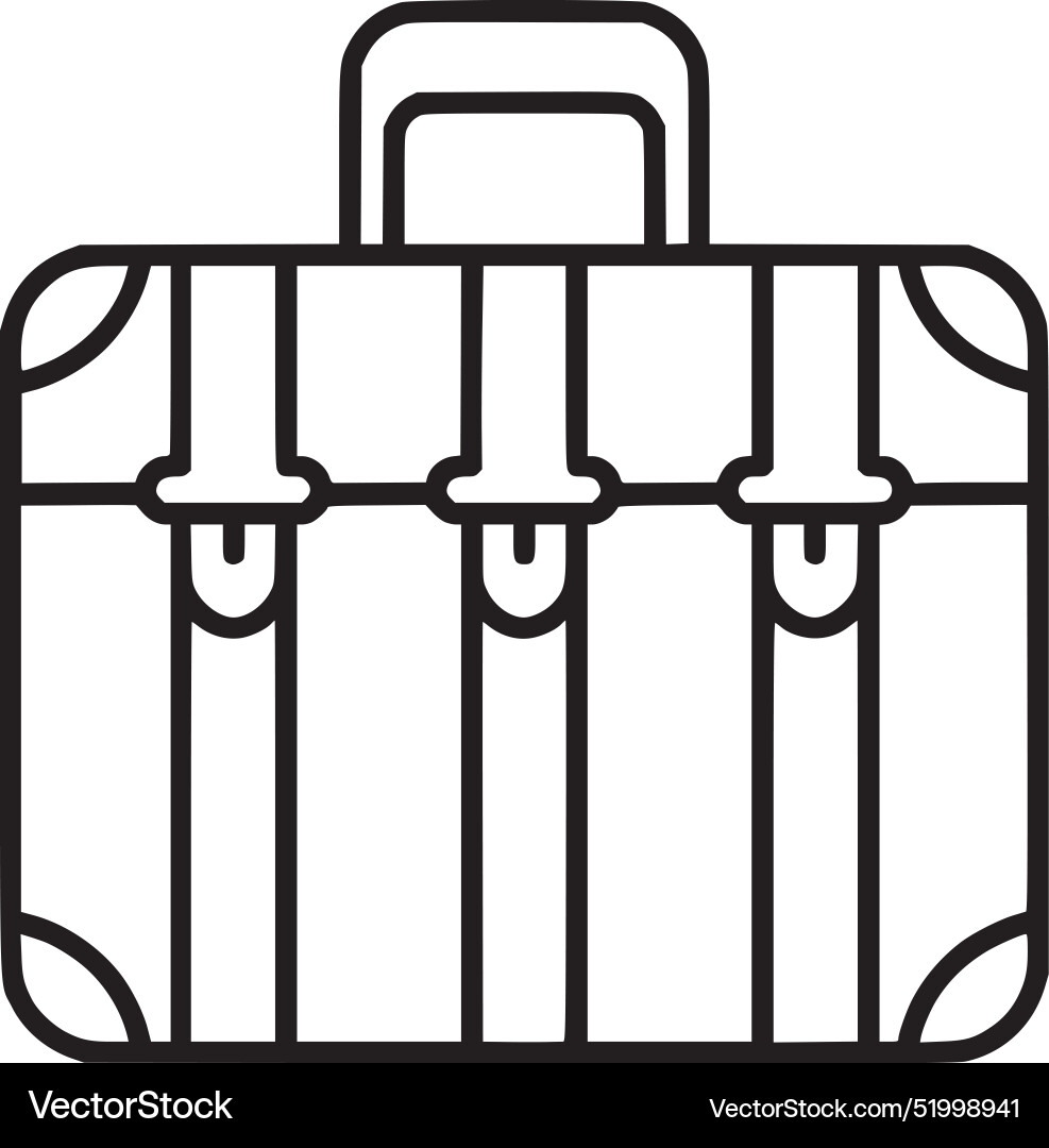 Suitcase Royalty Free Vector Image - VectorStock
