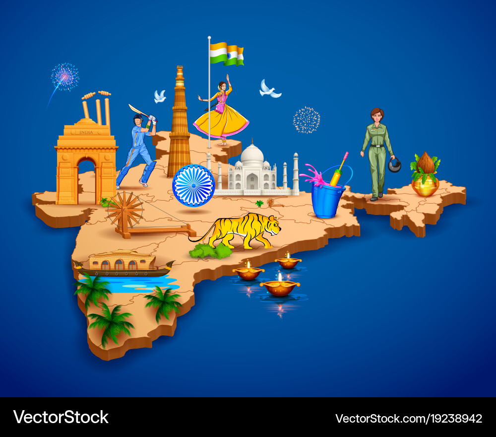 India Map In 3d Image India Topographic Map Horizontal 3D Render Color