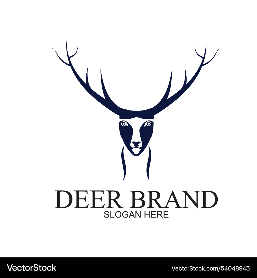 Deer icon design Royalty Free Vector Image - VectorStock